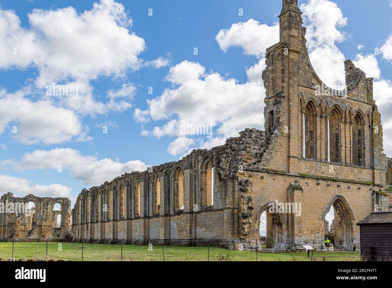 Beautiful photo of ruins of an Abbey in Yorkshire Stock Photo - Alamy