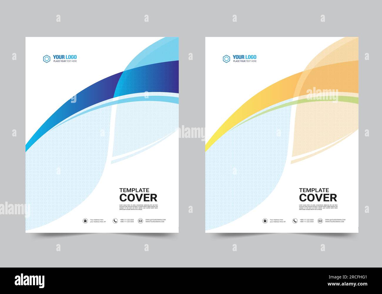 Cover template flyer design vector background Stock Vector Image & Art ...
