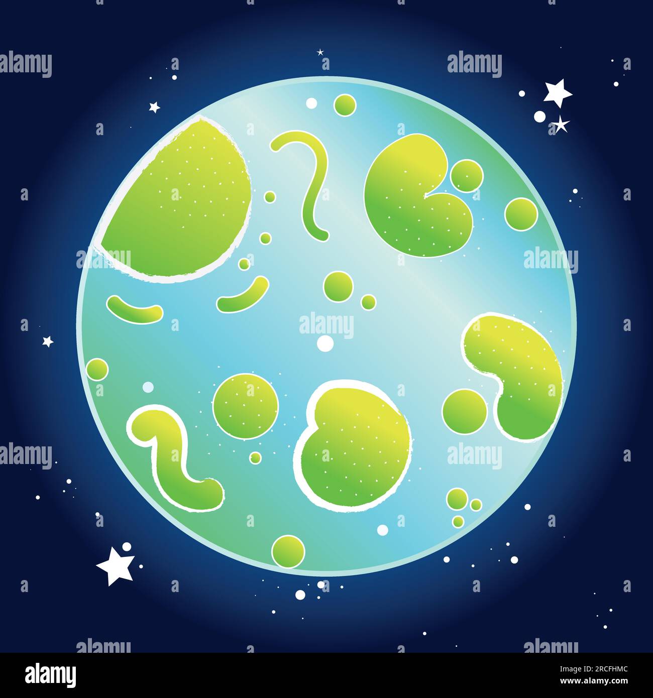 Isolated abstract plantet Cosmic star Vector Stock Vector Image & Art ...