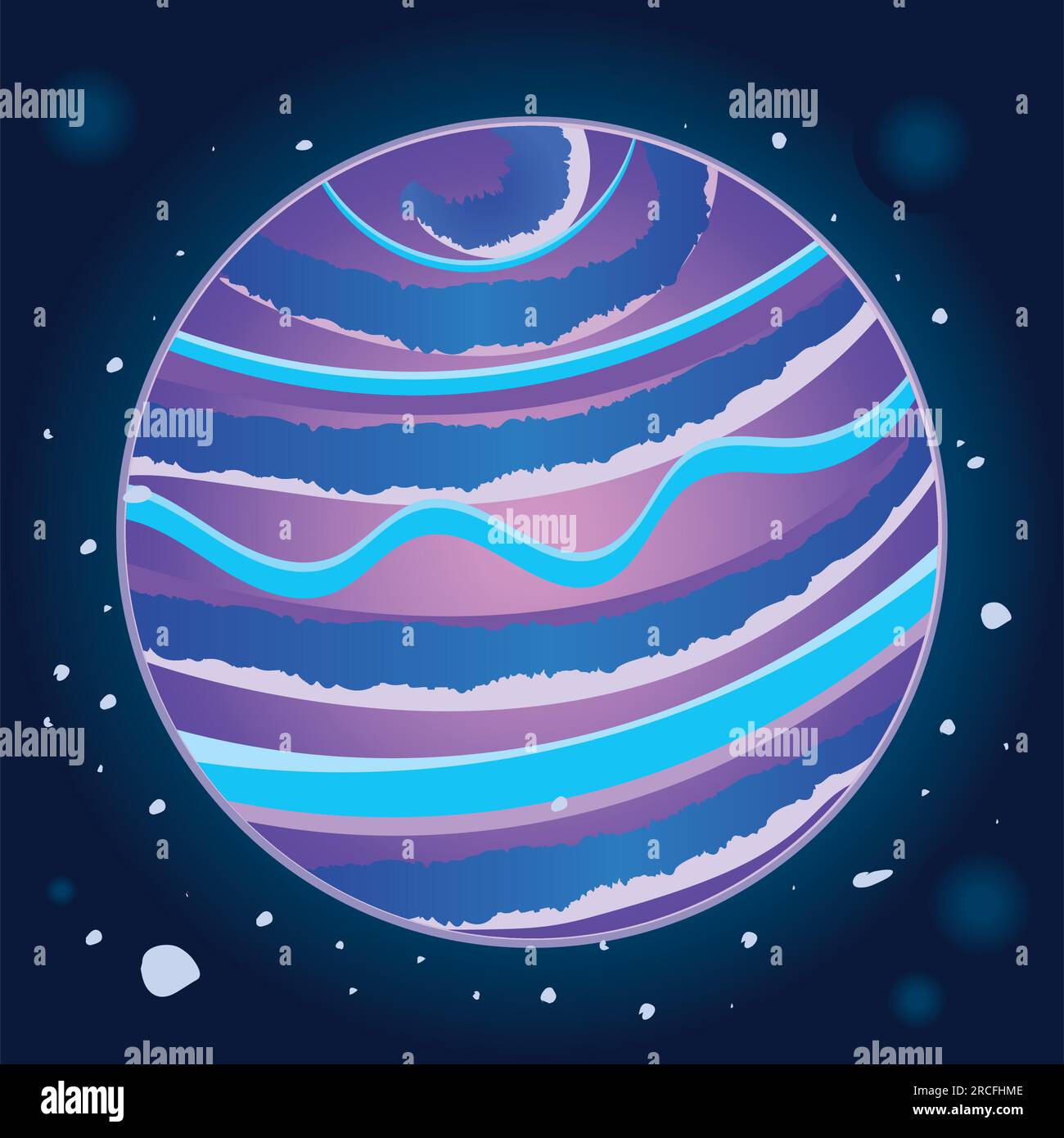 Isolated abstract plantet Cosmic star Vector Stock Vector Image & Art ...