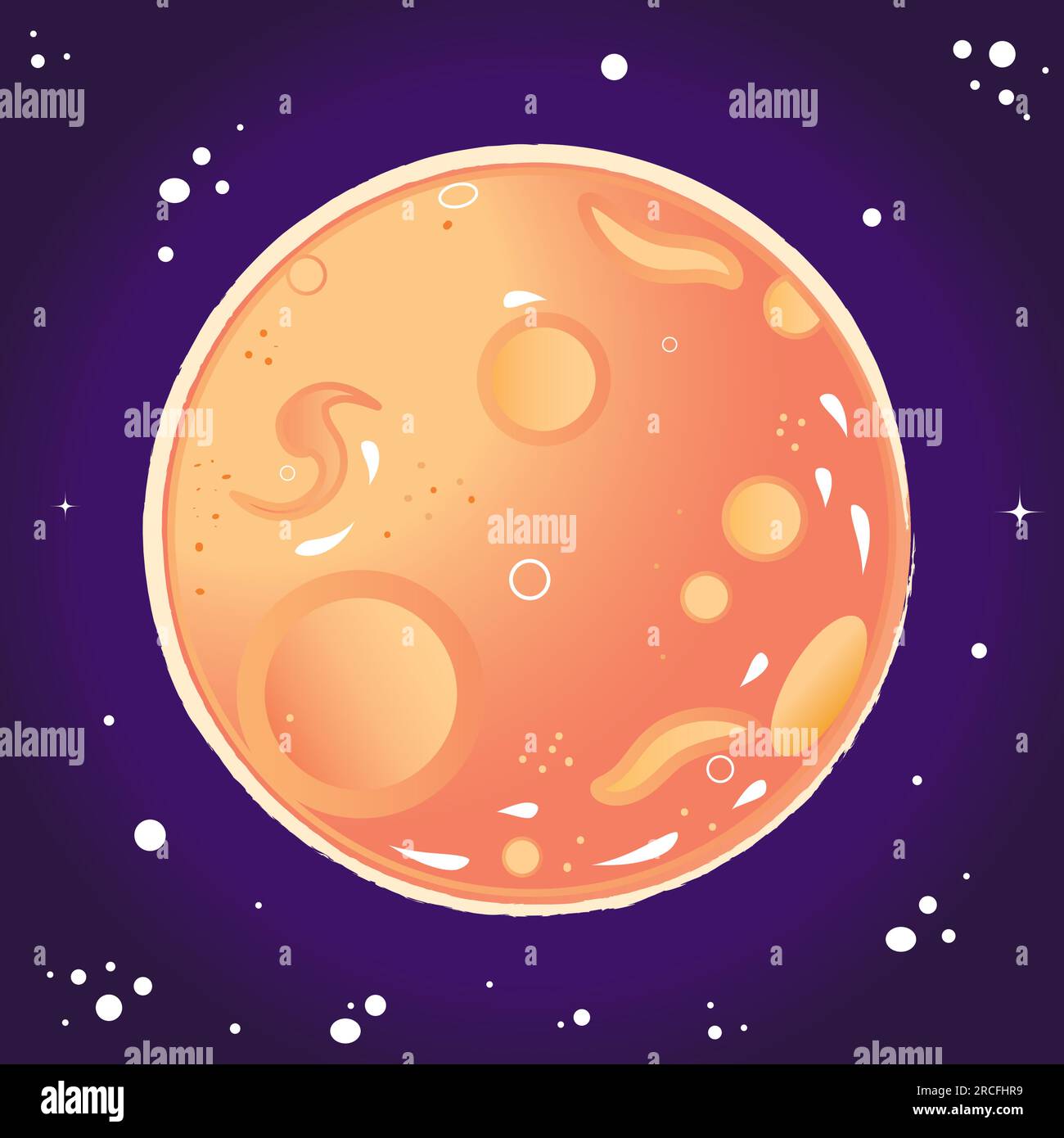Isolated abstract plantet Cosmic star Vector Stock Vector Image & Art ...