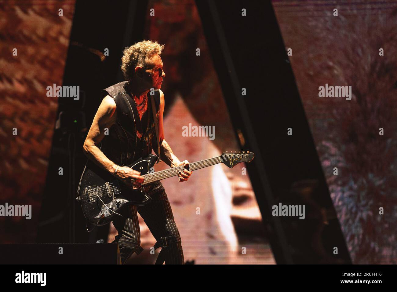 Rome, Italy. 12th July, 2023. Martin Gore - Stadio Olimpico di Roma ...