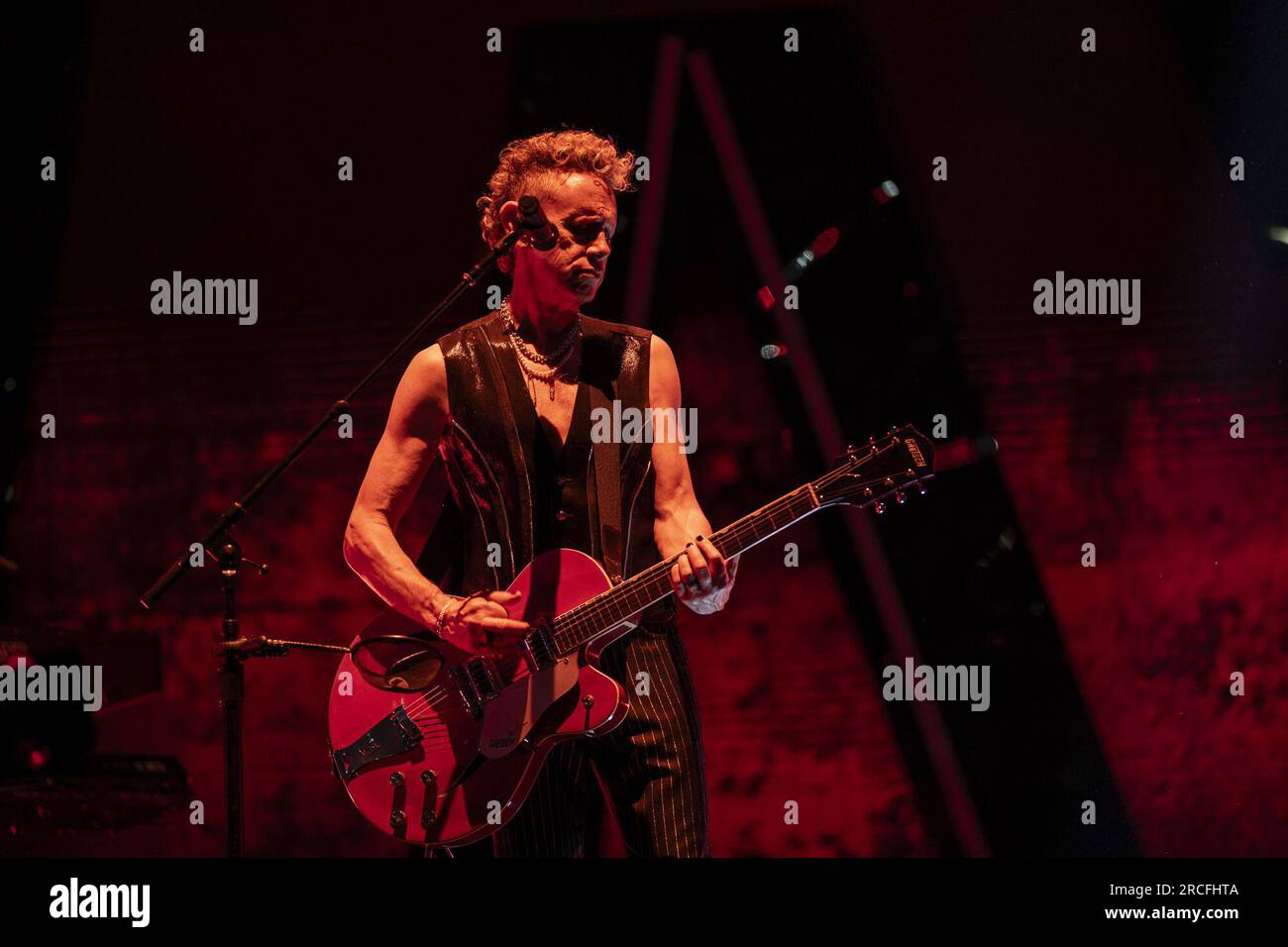 Rome, Italy. 12th July, 2023. Martin Gore - Stadio Olimpico di Roma ...