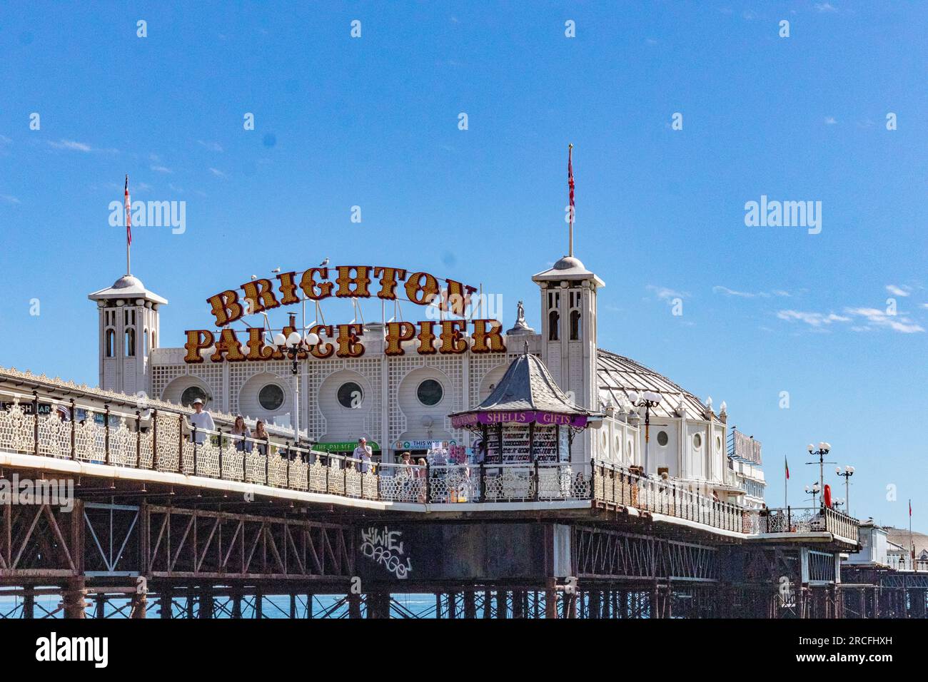 Cityscape photo taken in Brighton during the summer Stock Photo - Alamy