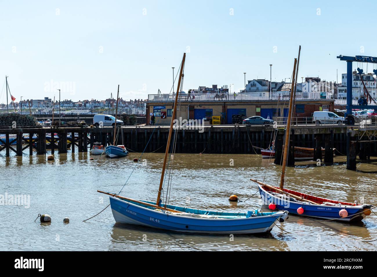 Photo of a boats in the harbour Stock Photo - Alamy