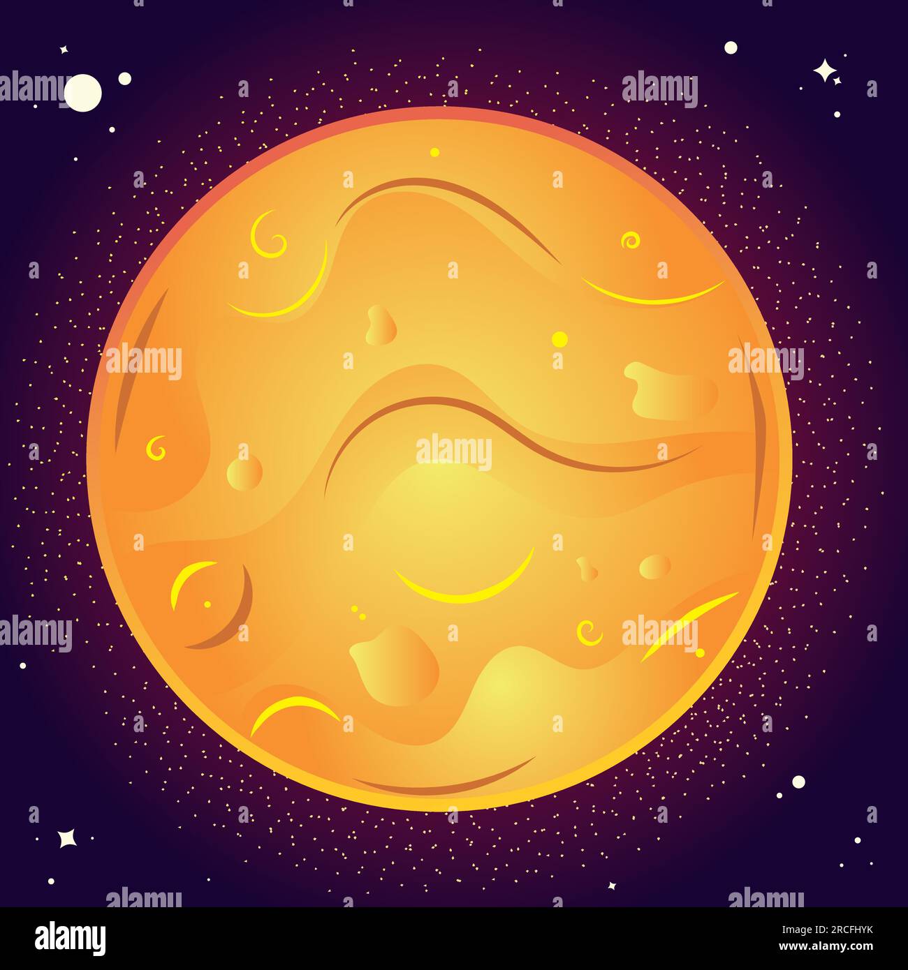 Isolated abstract plantet Cosmic star Vector Stock Vector Image & Art ...