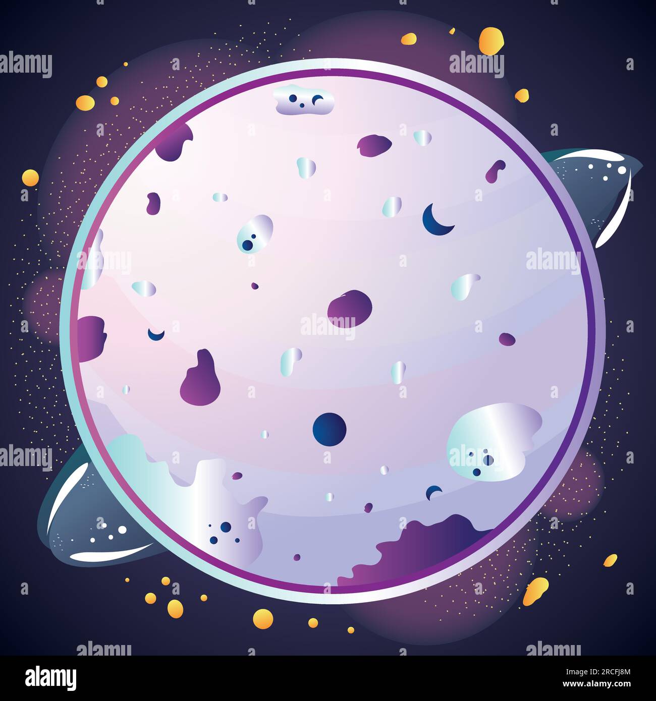 Isolated abstract plantet Cosmic star Vector Stock Vector Image & Art ...