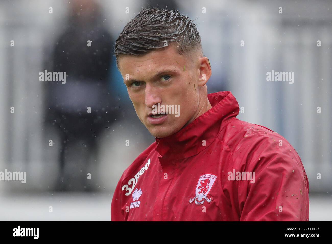 Hartlepool, UK. 14th July, 2023. Liam Roberts #23 of Middlesbrough the ...