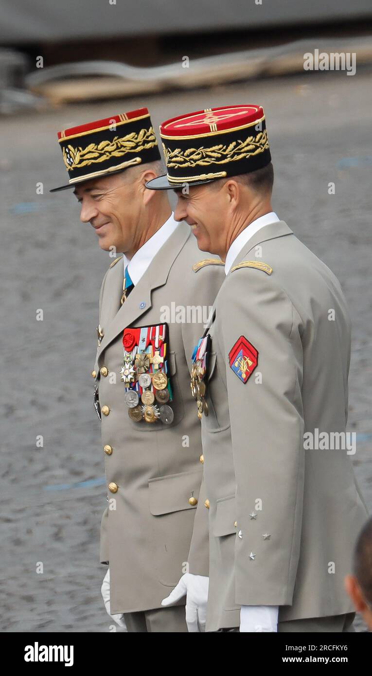 Paris, France. 14th July, 2023. French Chief of the Defence Staff ...