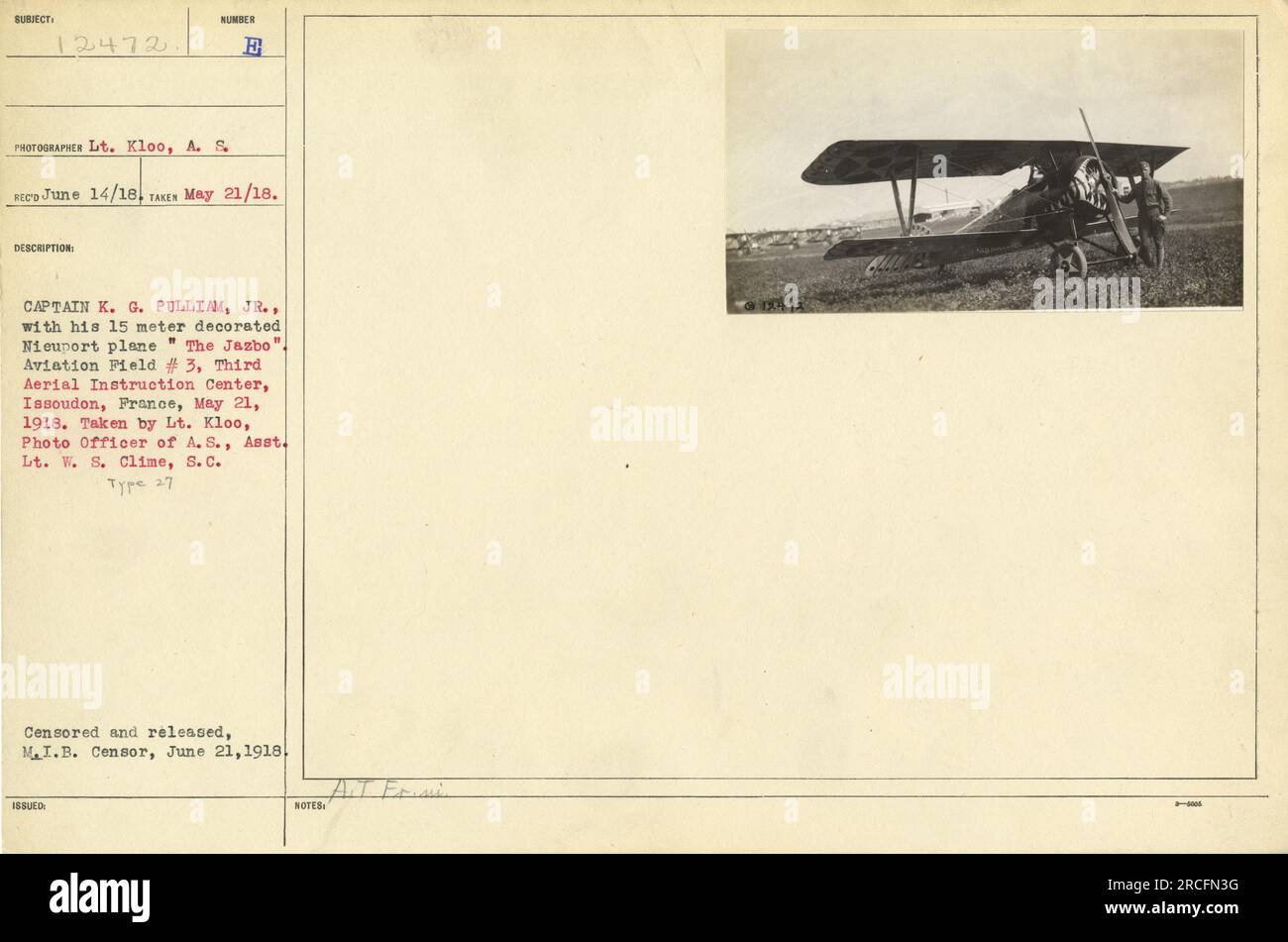 15 meter nieuport plane hi-res stock photography and images - Alamy