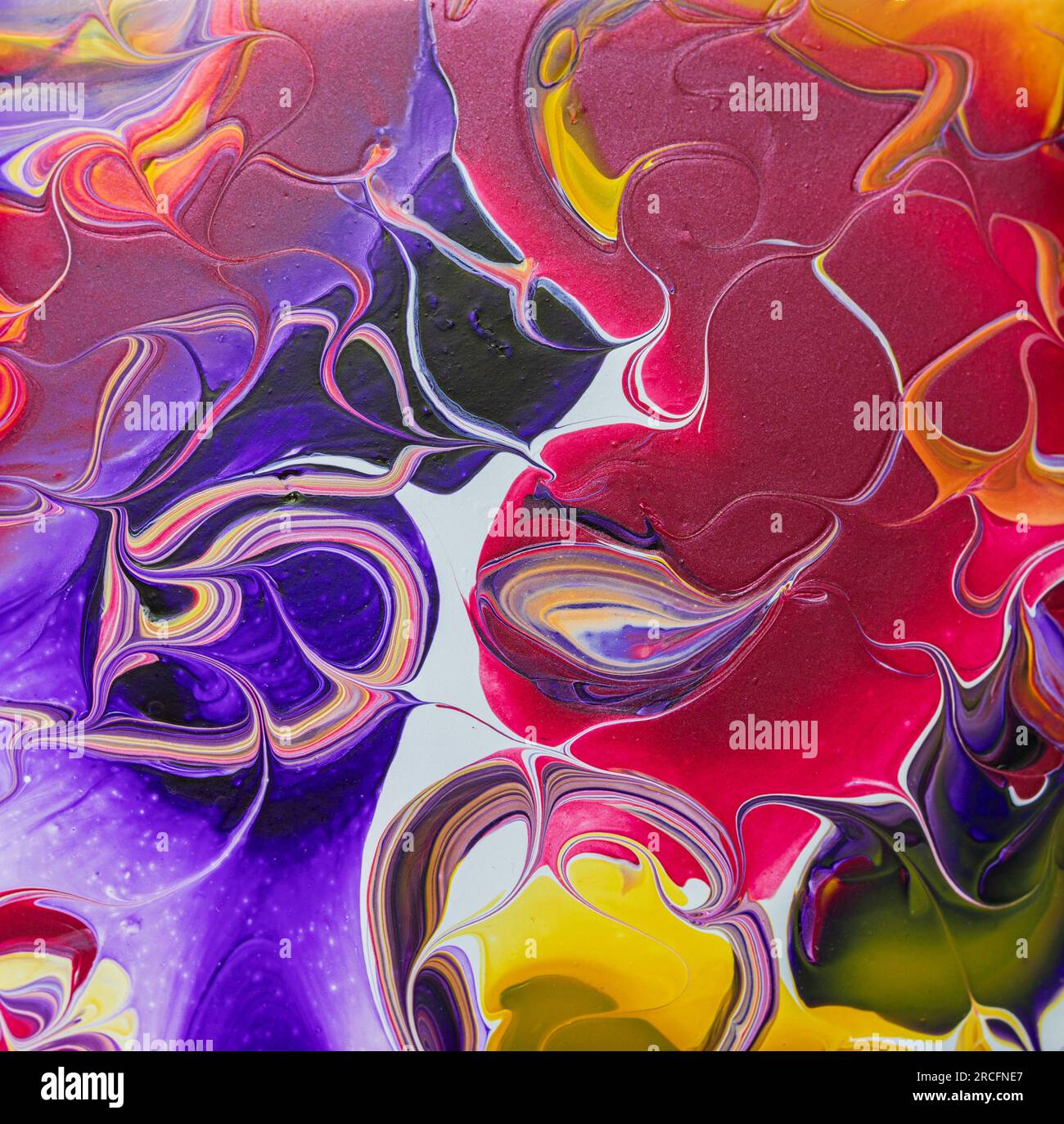 Acrylic & Resin Abstract Art Stock Photo - Alamy