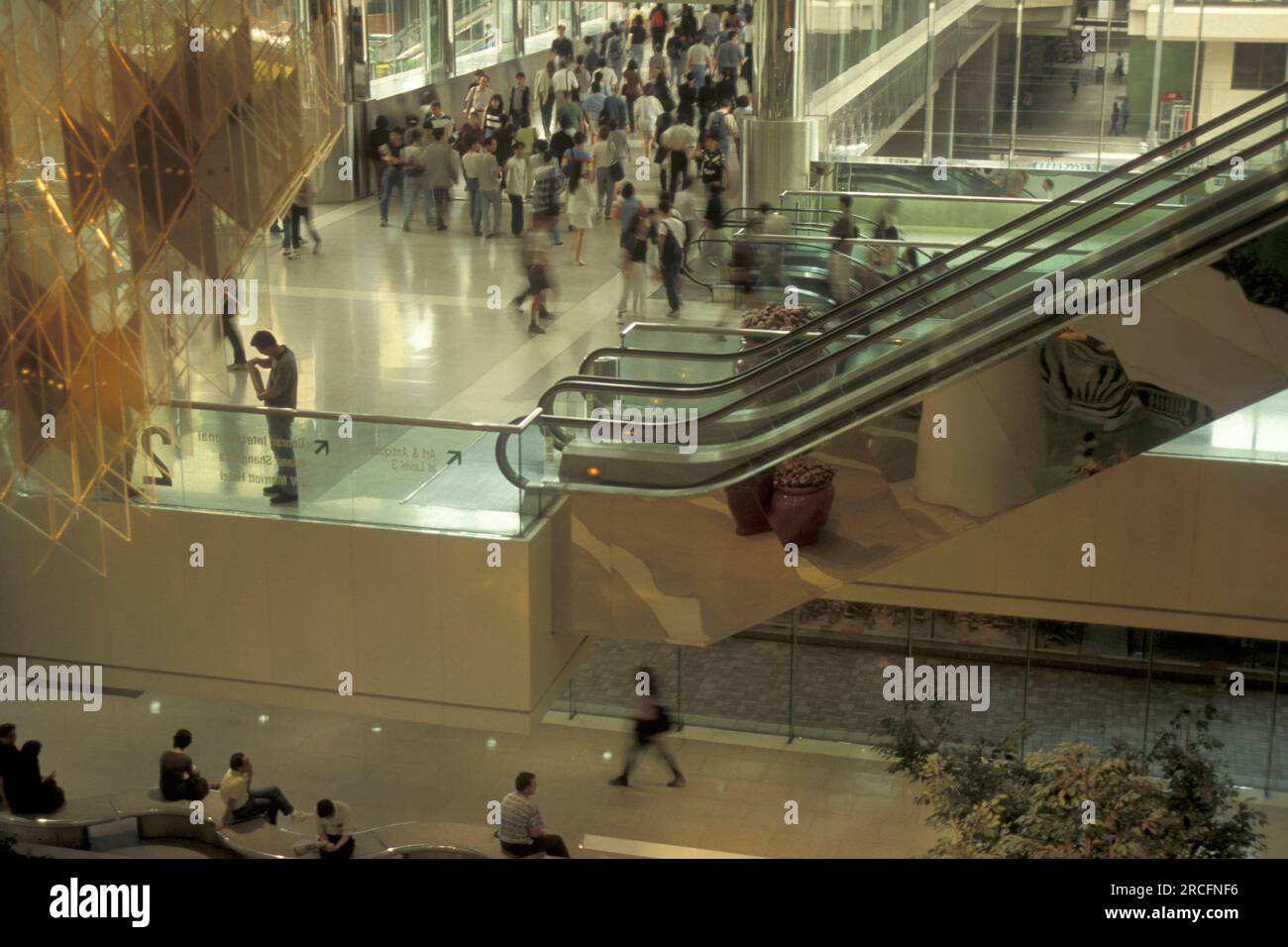 inside the new Convention and Exhibition Centre HKCEC in the city of ...