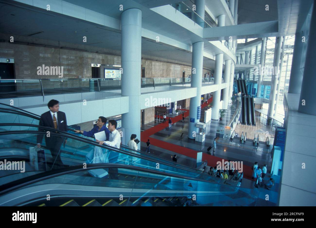 inside the new Convention and Exhibition Centre HKCEC in the city of ...