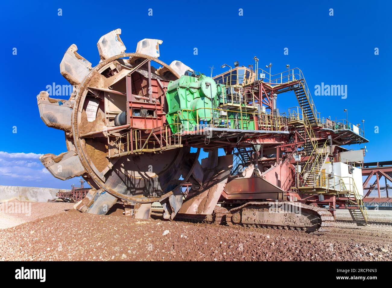 A giant rotary shovel at a copper mine in Chile Stock Photo - Alamy