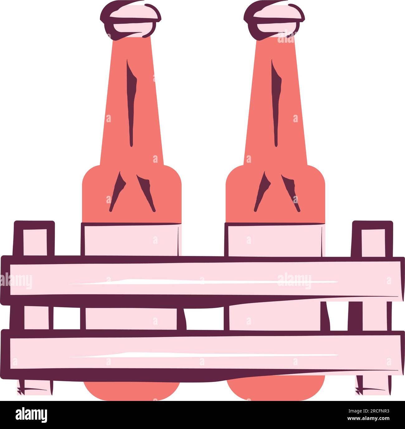 Vintage ale bottles Cut Out Stock Images & Pictures - Alamy