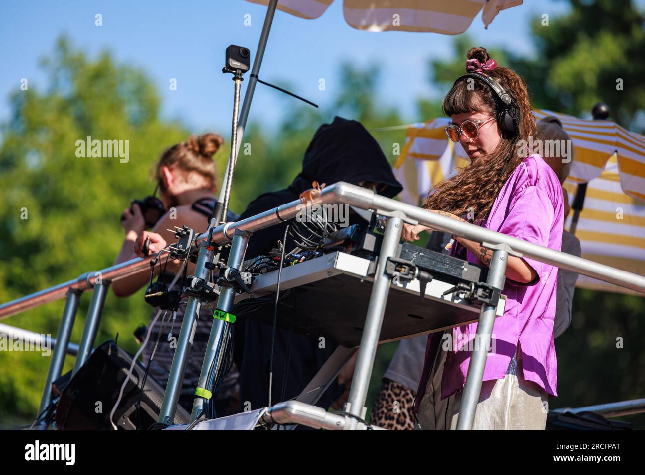 Berlin, Berlin/Germany - July 08.2023: Rave the Planet parade in Berlin ...