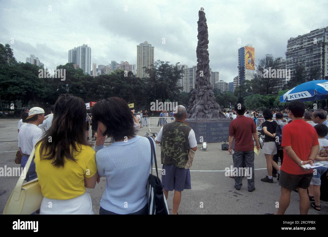 The Monument of Artitst Jens Galschiot from Danmark, with the name ...