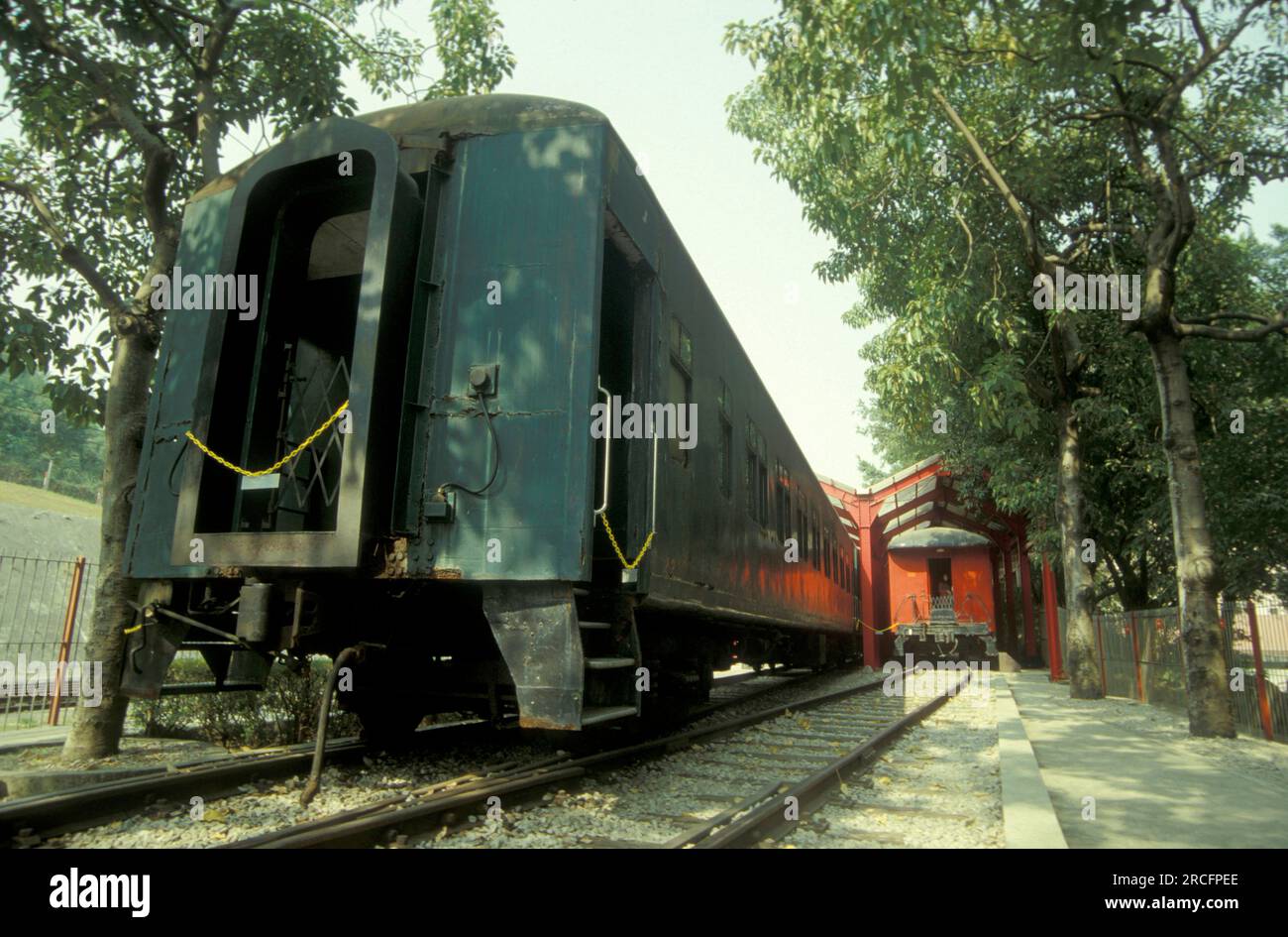 the Tai Po Market and Old Railway Station Museum on the Hongkong Island ...