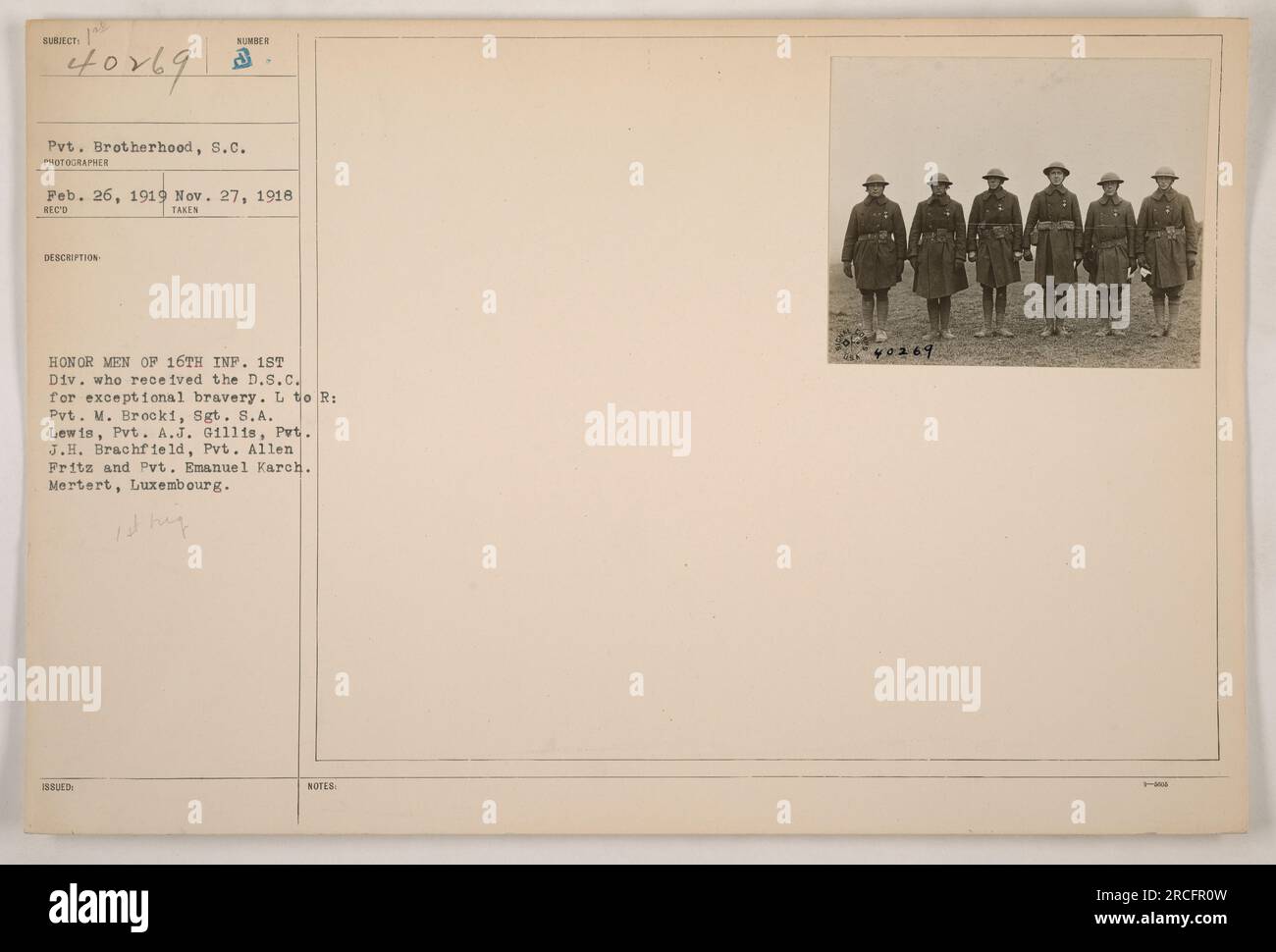 Pvt a j gillis hi-res stock photography and images - Alamy