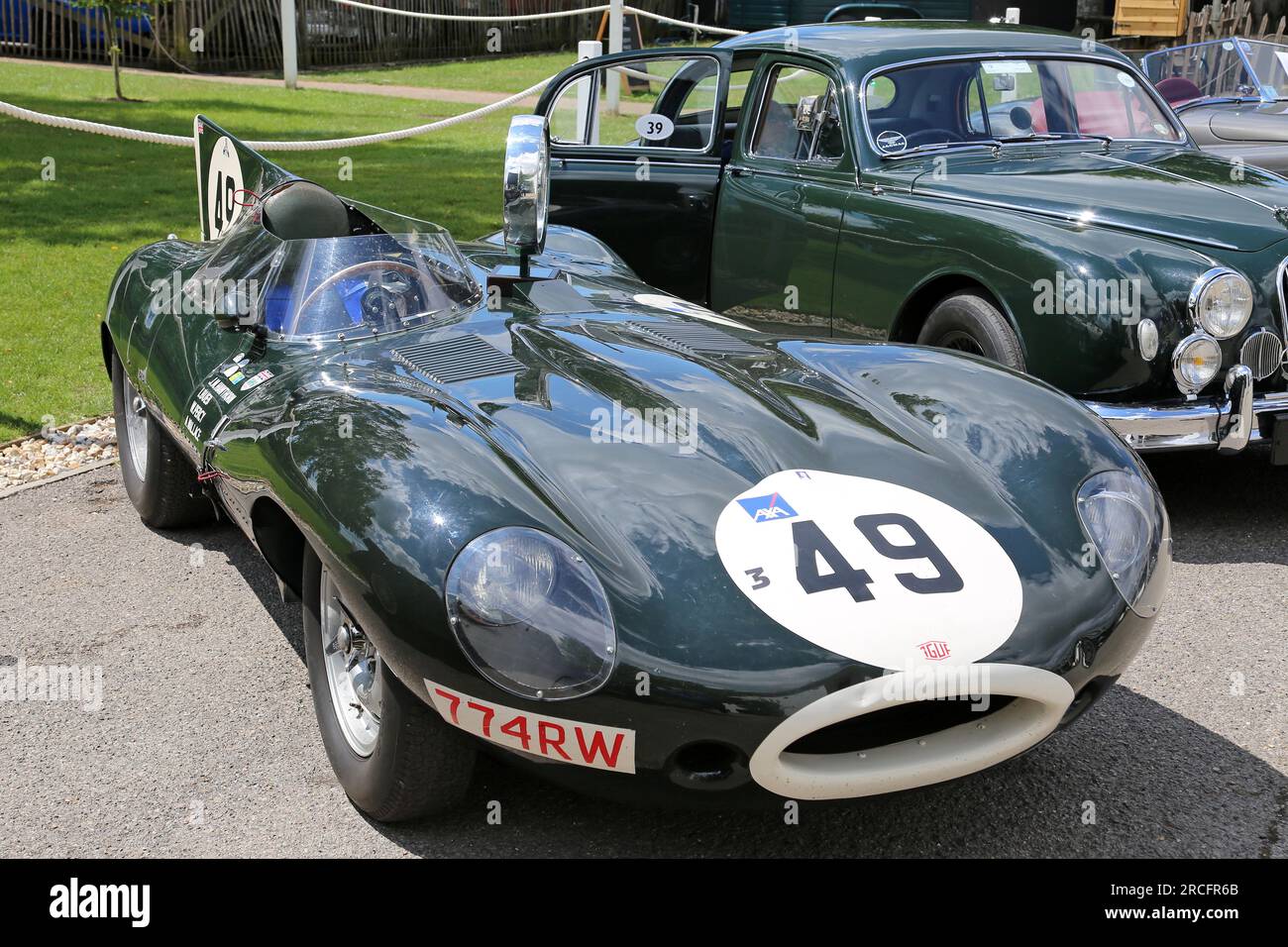 Jaguar Works Long-nose D-Type (XKD 505, 1955 Le Mans winning car), Mike Hawthorn Track Day ...