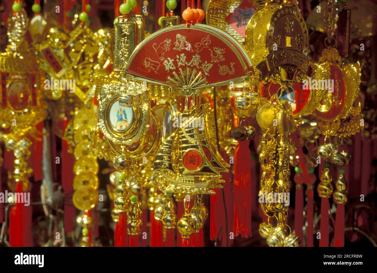 a temple shop at the Chinese 1000 Buddhas Monastery on the Po Fook Hill ...