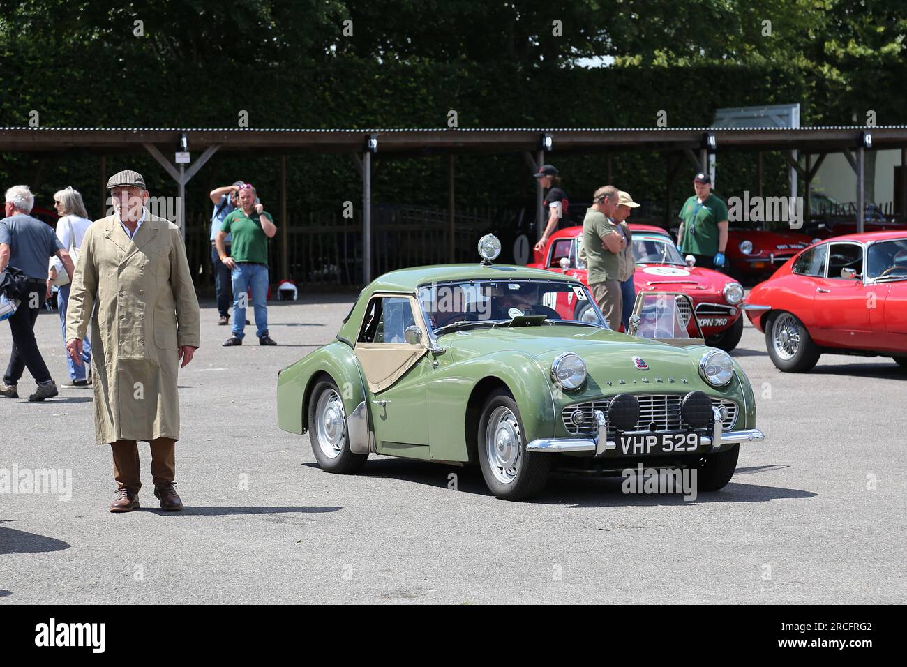 Triumph TR3A (1957), Mike Hawthorn Track Day, Goodwood, Sussex, England ...