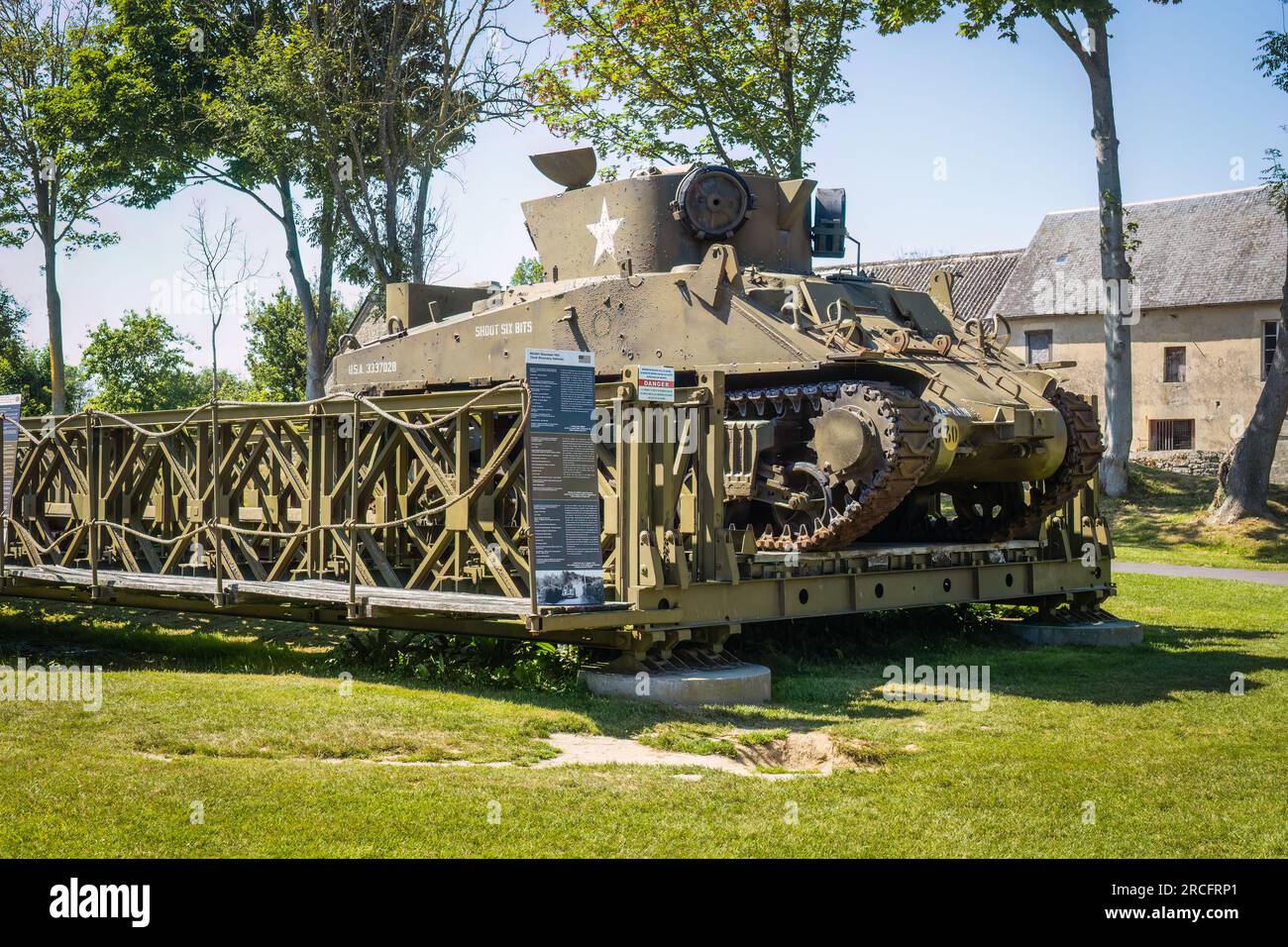 24.06.2023 Omaha, Normandy, France.. The Overlord Museum is a museum ...