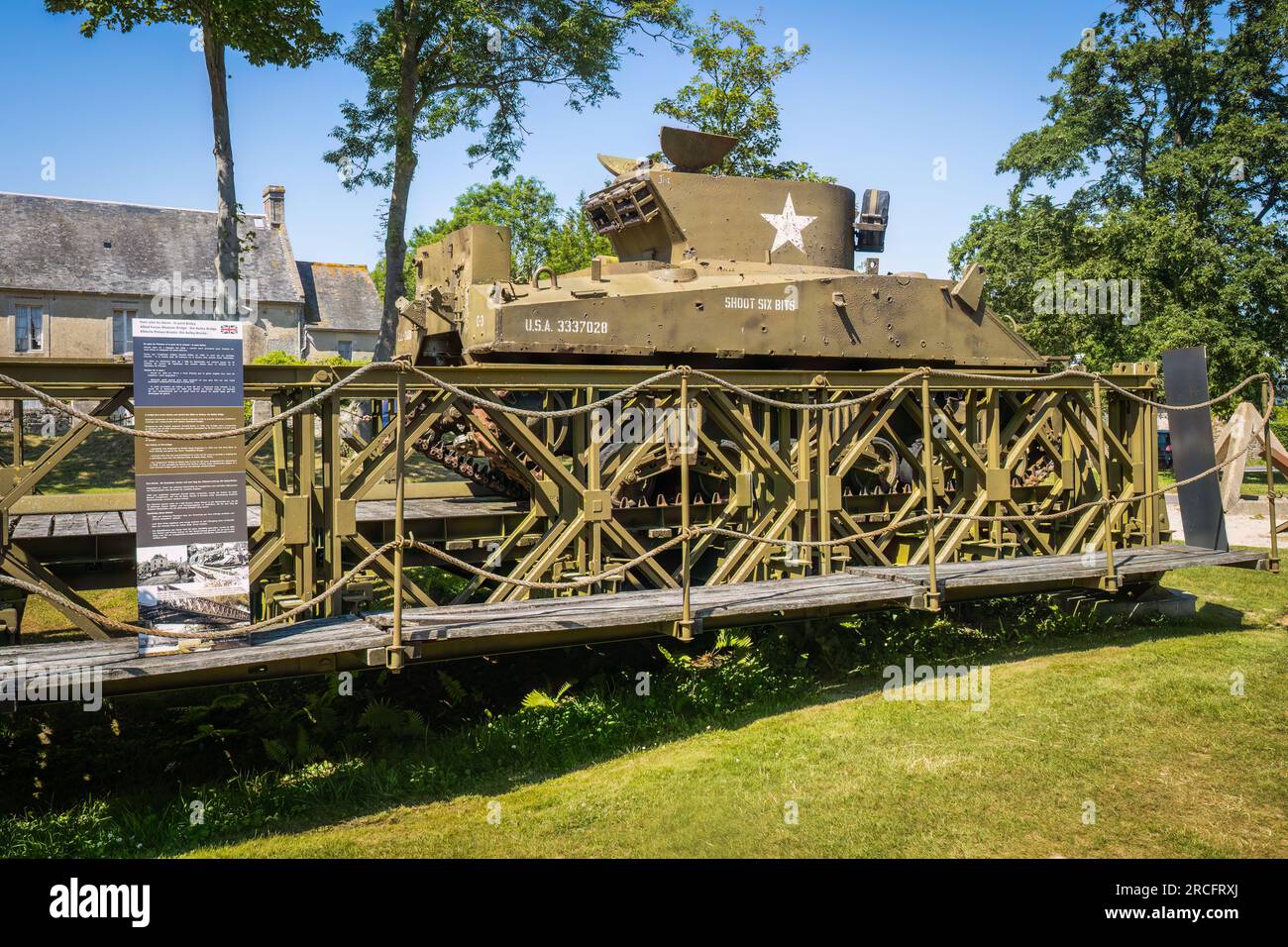 24.06.2023 Omaha, Normandy, France.. The Overlord Museum is a museum ...