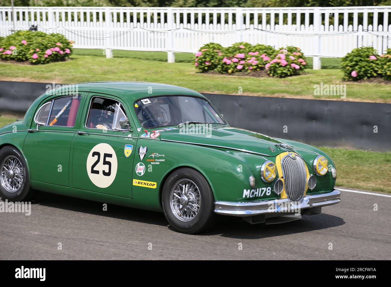 Lister Jaguar Mk1 3.4 (1958), Mike Hawthorn Track Day, Goodwood, Sussex ...