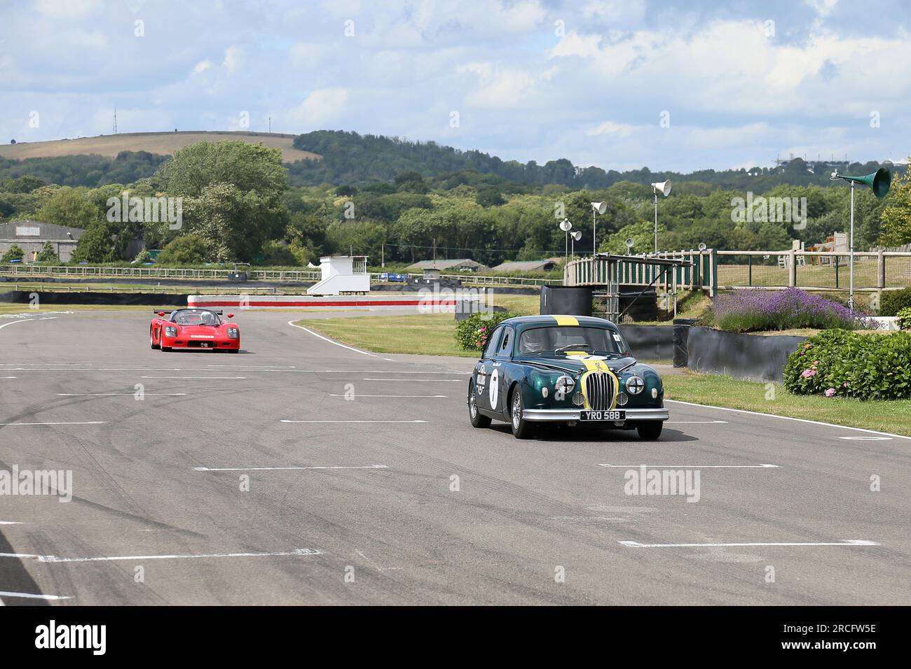 Ultima Can-Am V8 (2003) following Jaguar Mk1 3.8 (1956), Mike Hawthorn ...