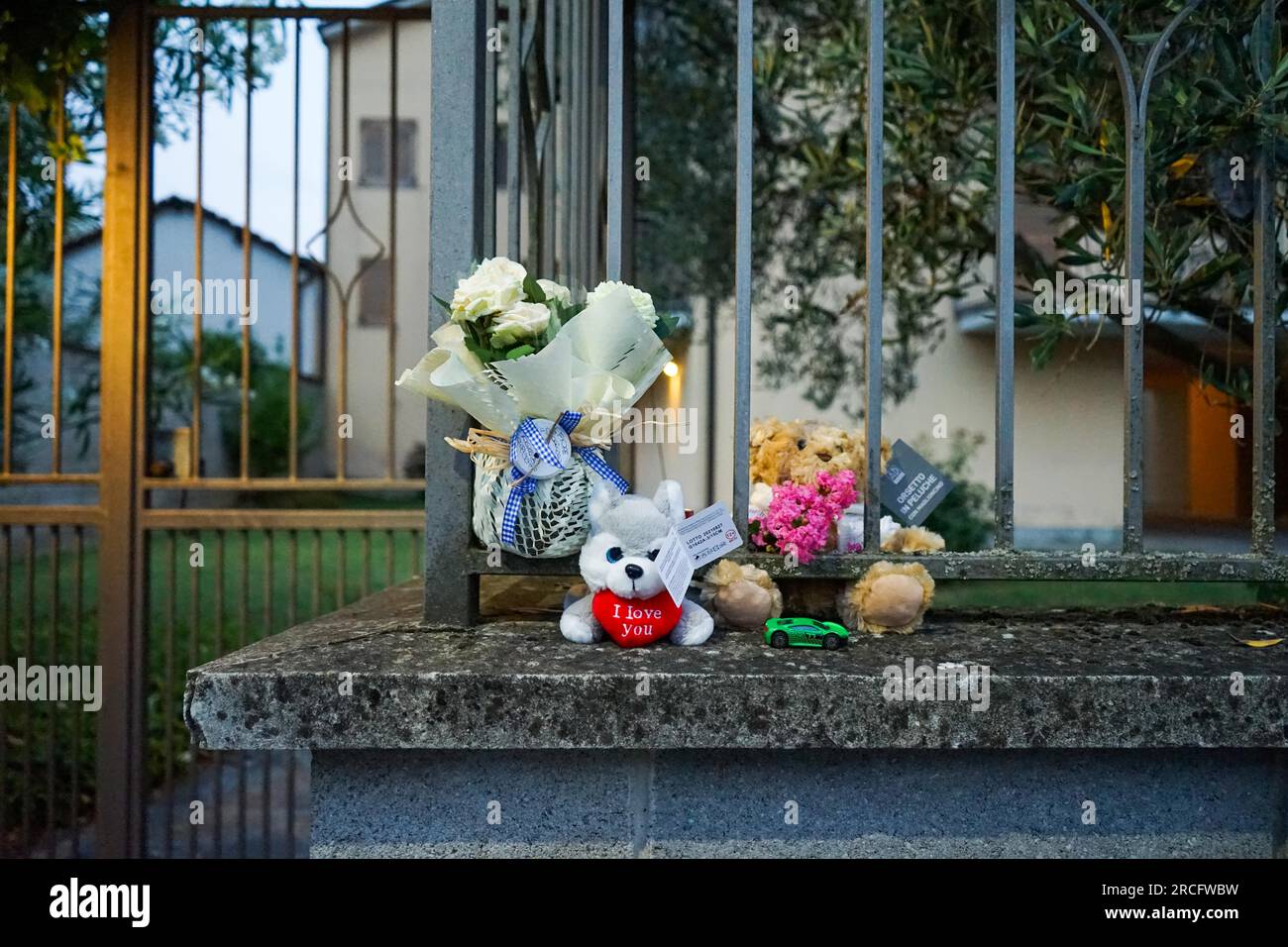 Voghera, Italy. 14th July, 2023. Voghera - Stuffed animals and toys at ...