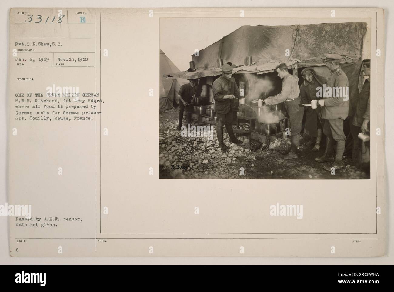 Private T.R. Shaw of the Signals Corps is seen in this photograph taken ...