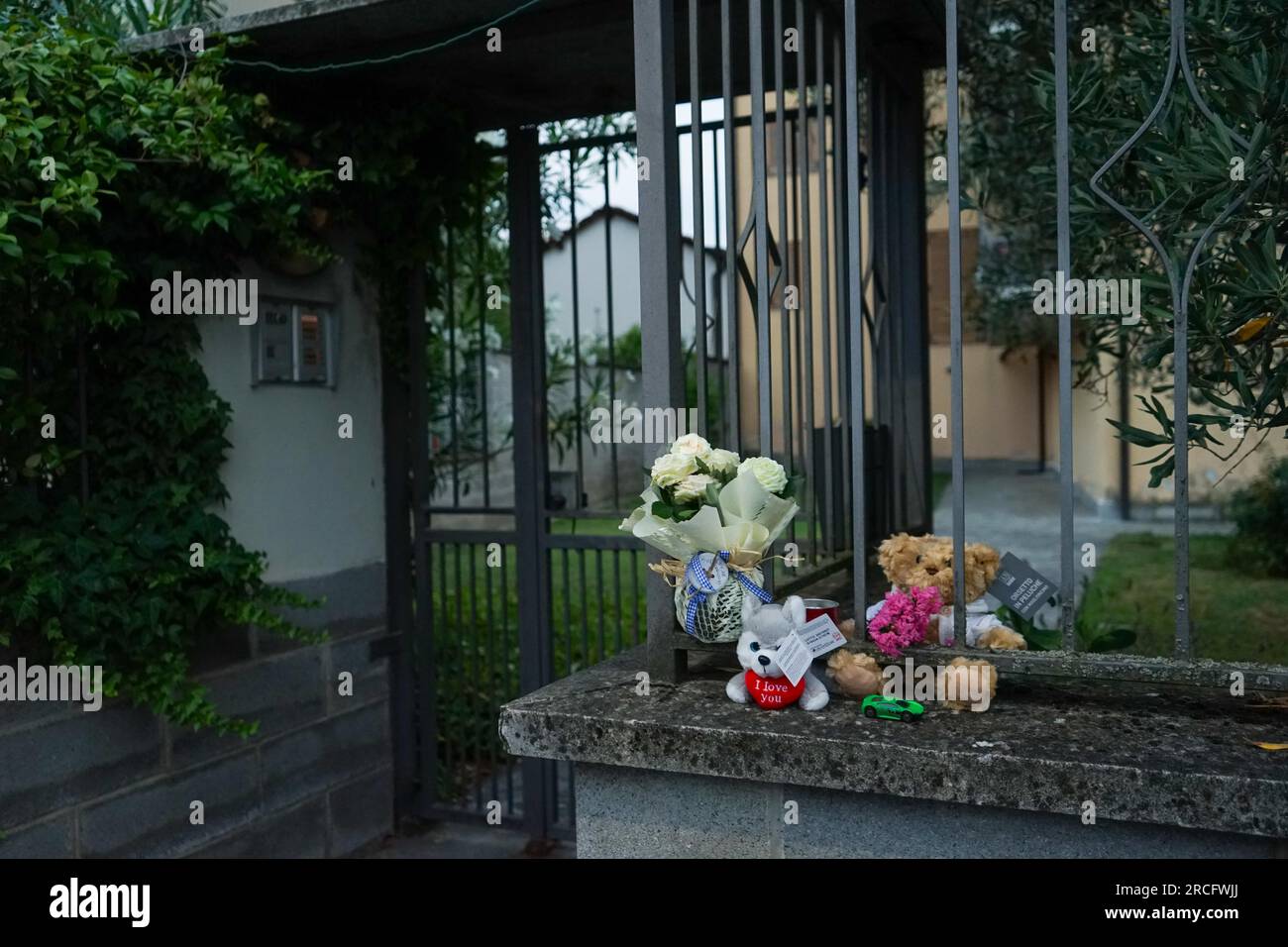 Voghera, Italy. 14th July, 2023. Voghera - Stuffed animals and toys at ...
