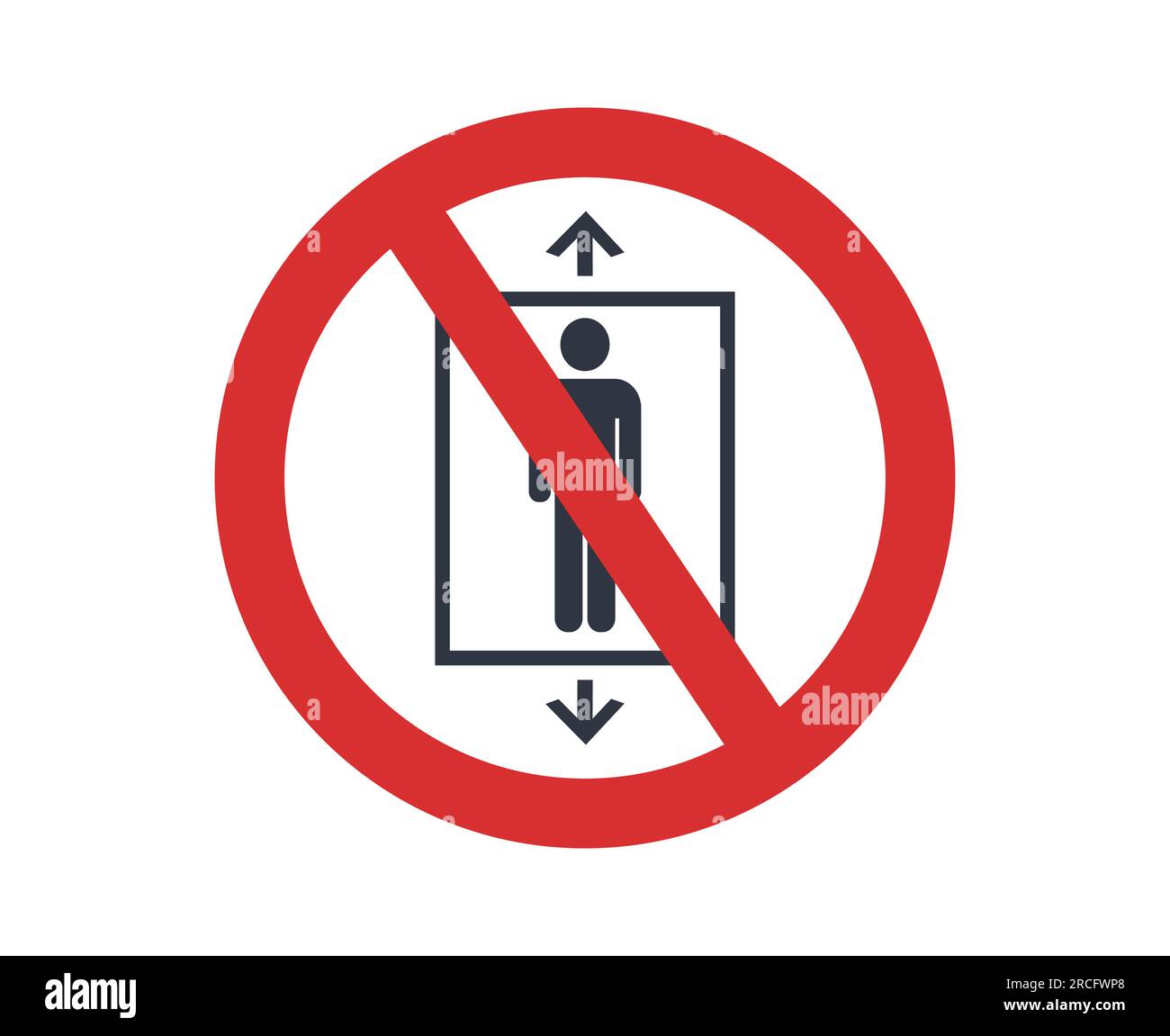 Not Use this Lift for People Symbol Stock Vector Image & Art - Alamy
