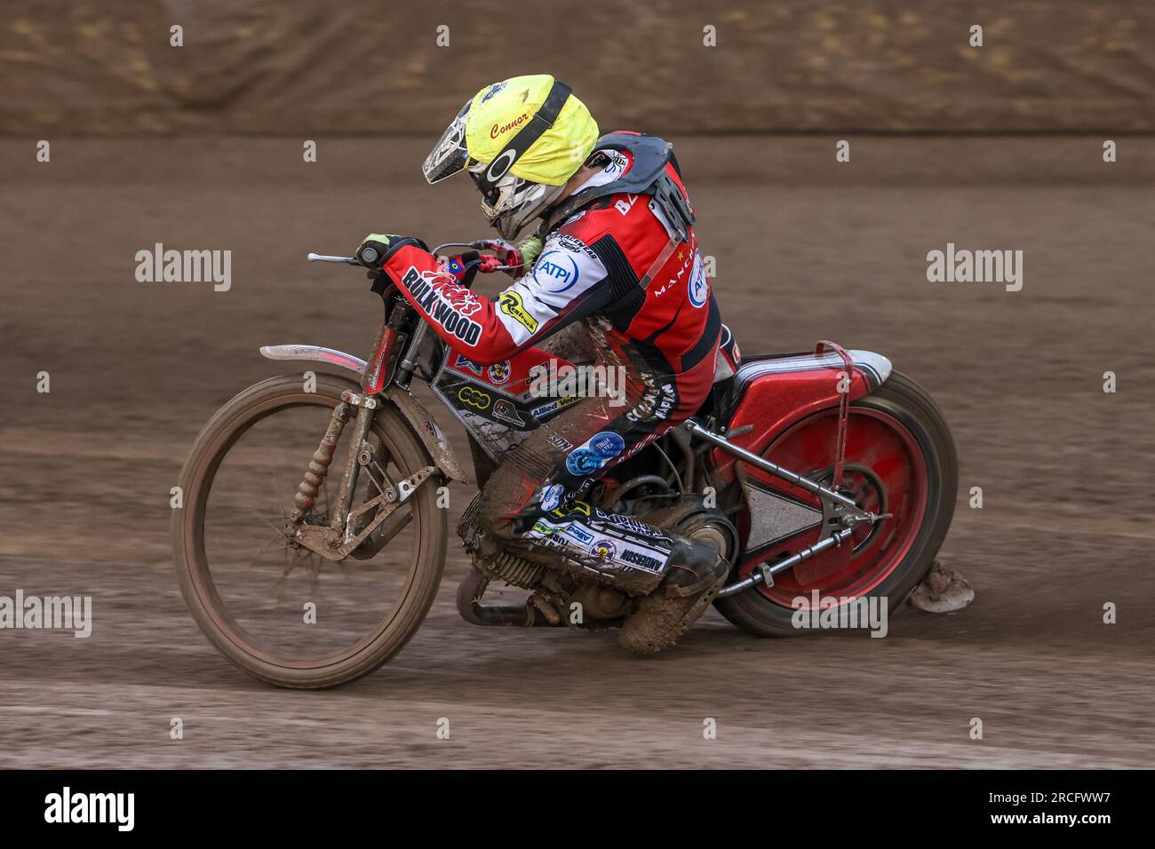 Connor Bailey - Belle Vue Aces speedway rider. Action portrait Stock ...
