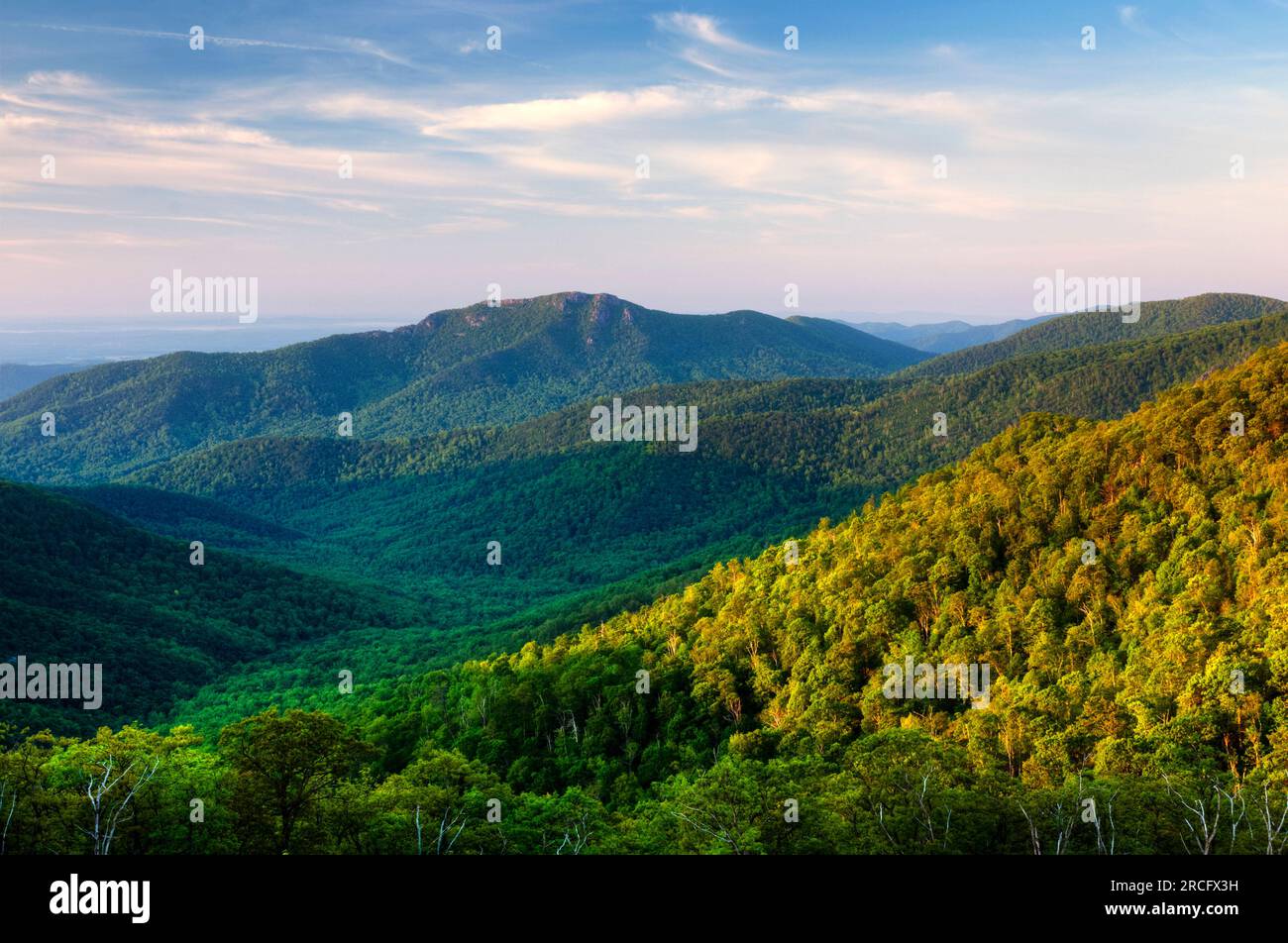 Old Rag Mountain, Shenandoah National Park, Virginia, USA Stock Photo ...