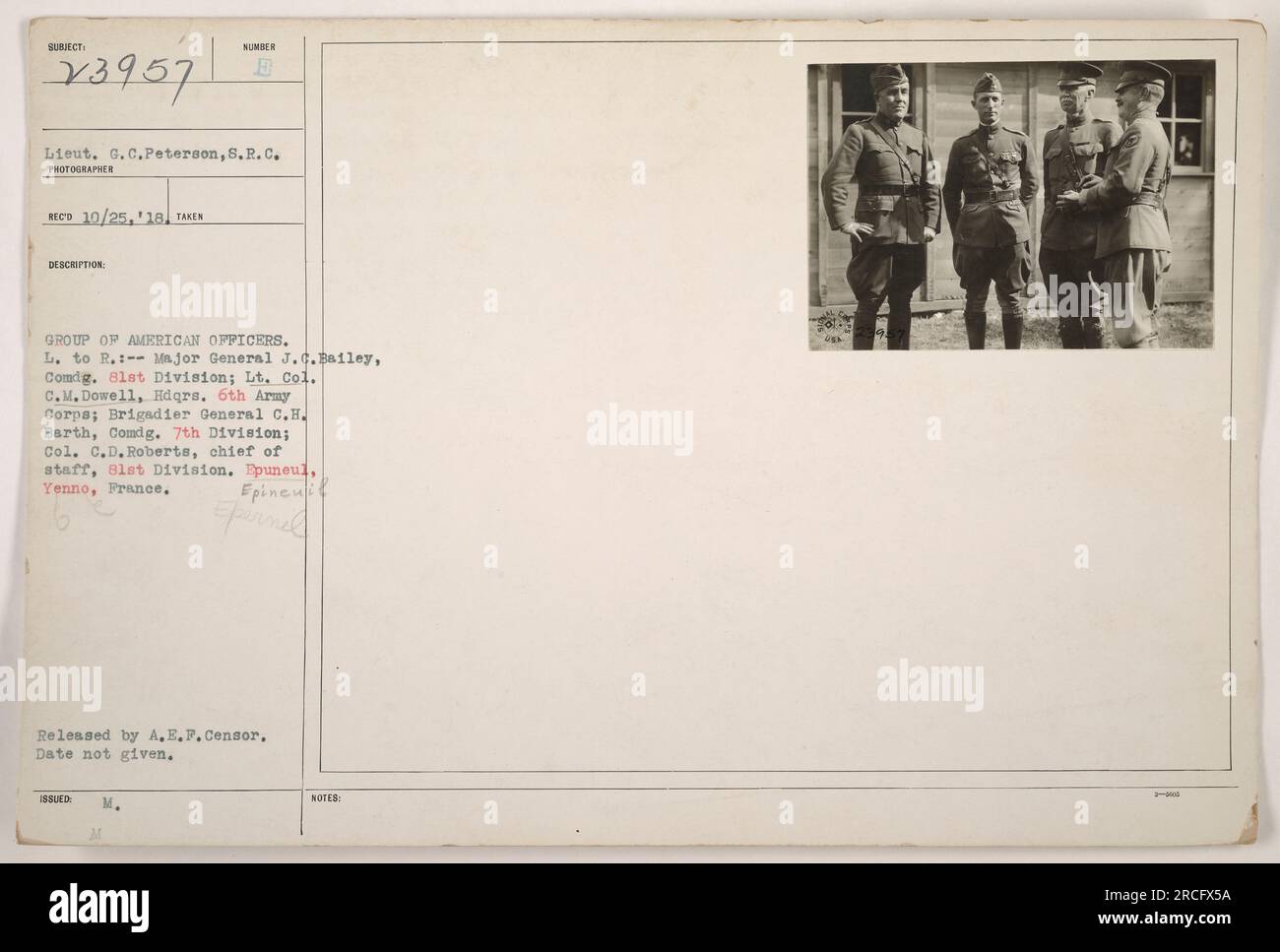 Brigadier general barth hi-res stock photography and images - Alamy