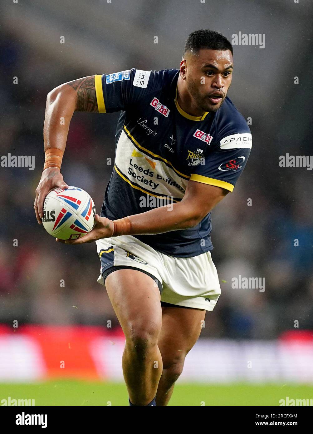 Leeds Rhinos’ Sam Lisone in action during the Betfred Super League ...