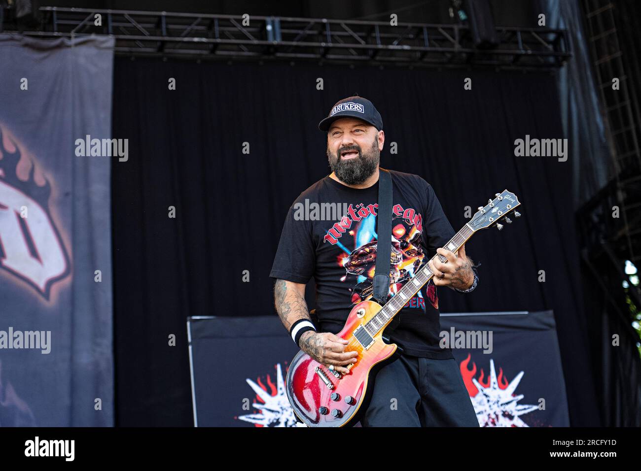 Frank Novinec of Hatebreed performs at Inkcarceration Music and Tattoo ...