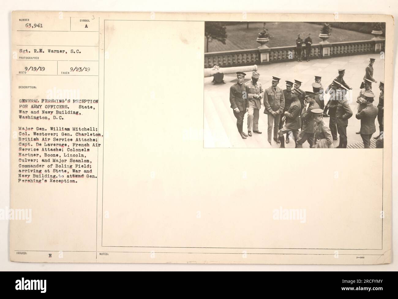 General pershings reception hi-res stock photography and images - Alamy