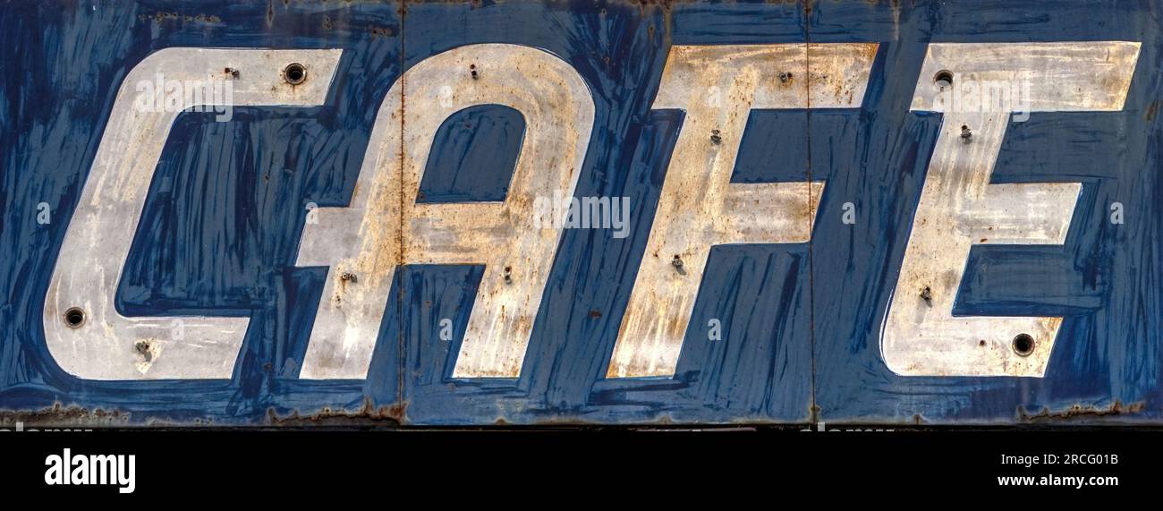 Old wood sign hi-res stock photography and images - Alamy