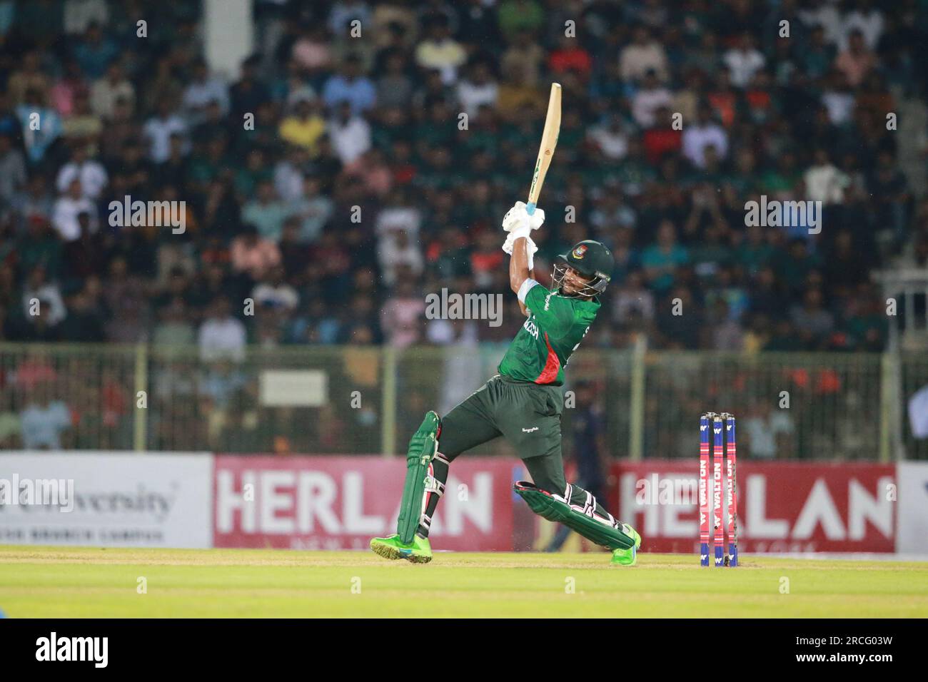 Bangladesh-Afghanistan first T20I match at the Sylhet International Cricket Stadium (SICS) in ...