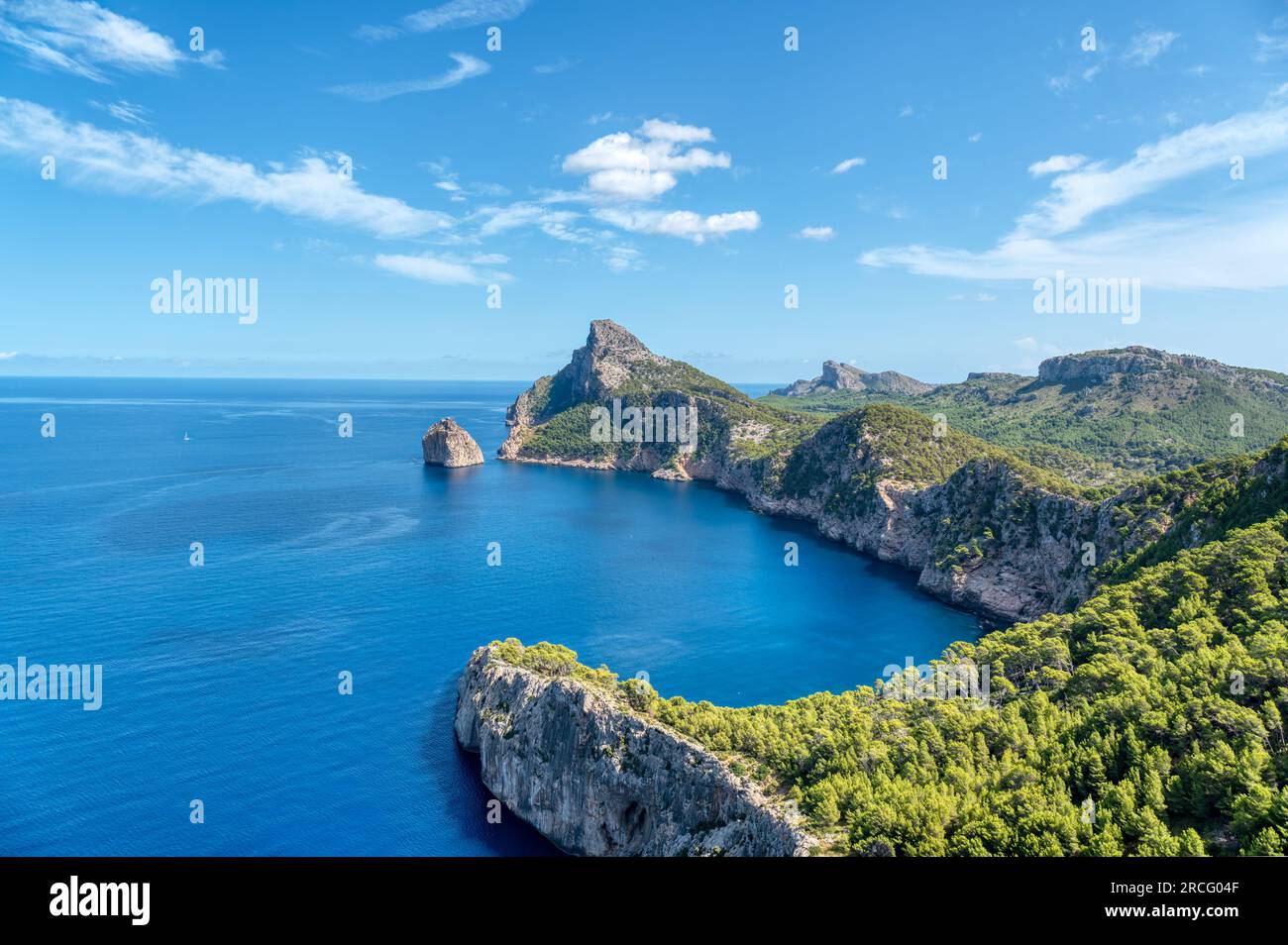 Mirador Es Colomer on Formentor peninsula - Mallorca, Spain Stock Photo ...