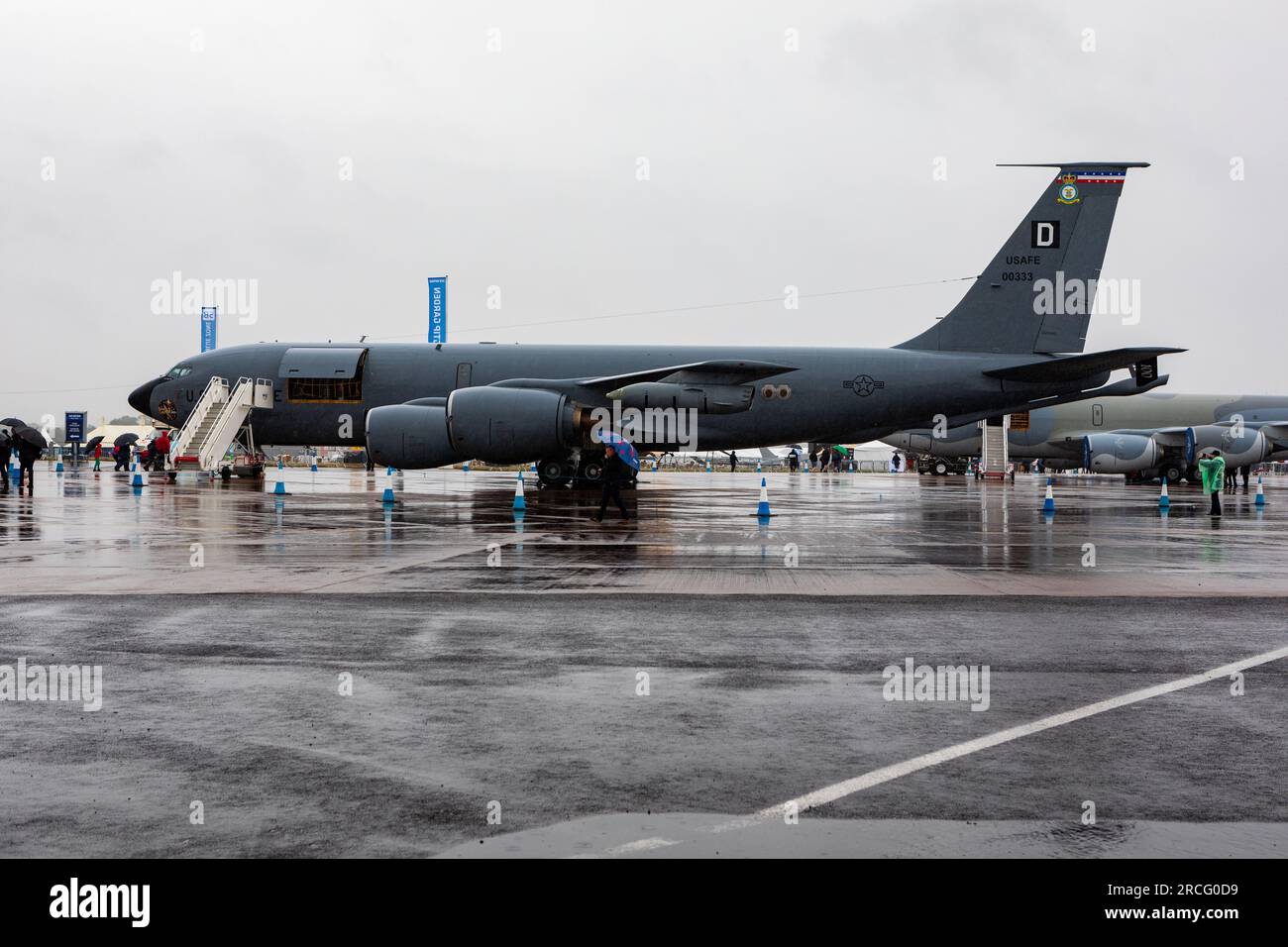 Fairford, UK. 14th July, 2023. RAF Fairford opens today for three days ...