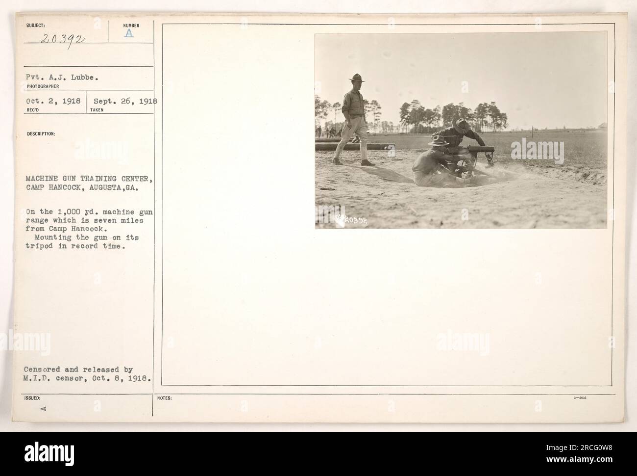 000 yard machine gun range hi-res stock photography and images - Alamy