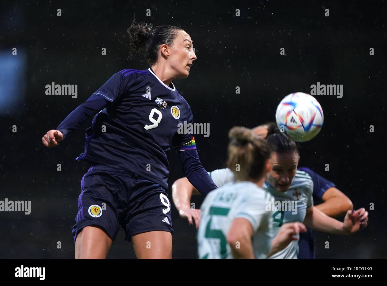 Scotland's Caroline Weir during the women's friendly match at Kilmac ...