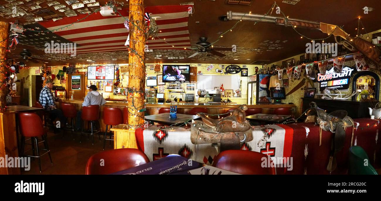 Route 66 outpost and saloon, Kingman, Arizona, USA Stock Photo - Alamy