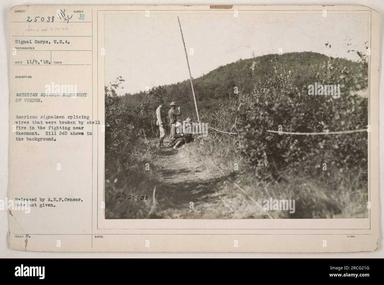 American signalmen hi-res stock photography and images - Alamy