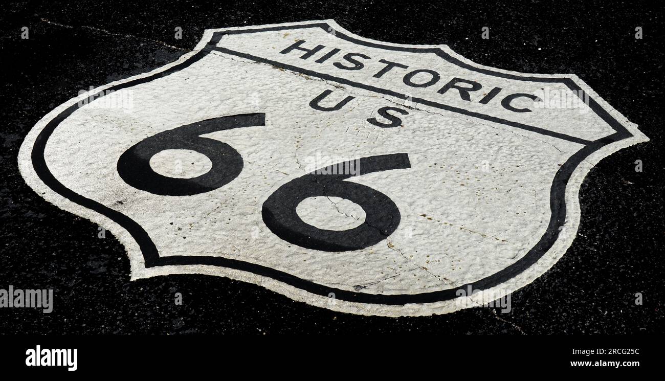 Route 66 sign hi-res stock photography and images - Alamy