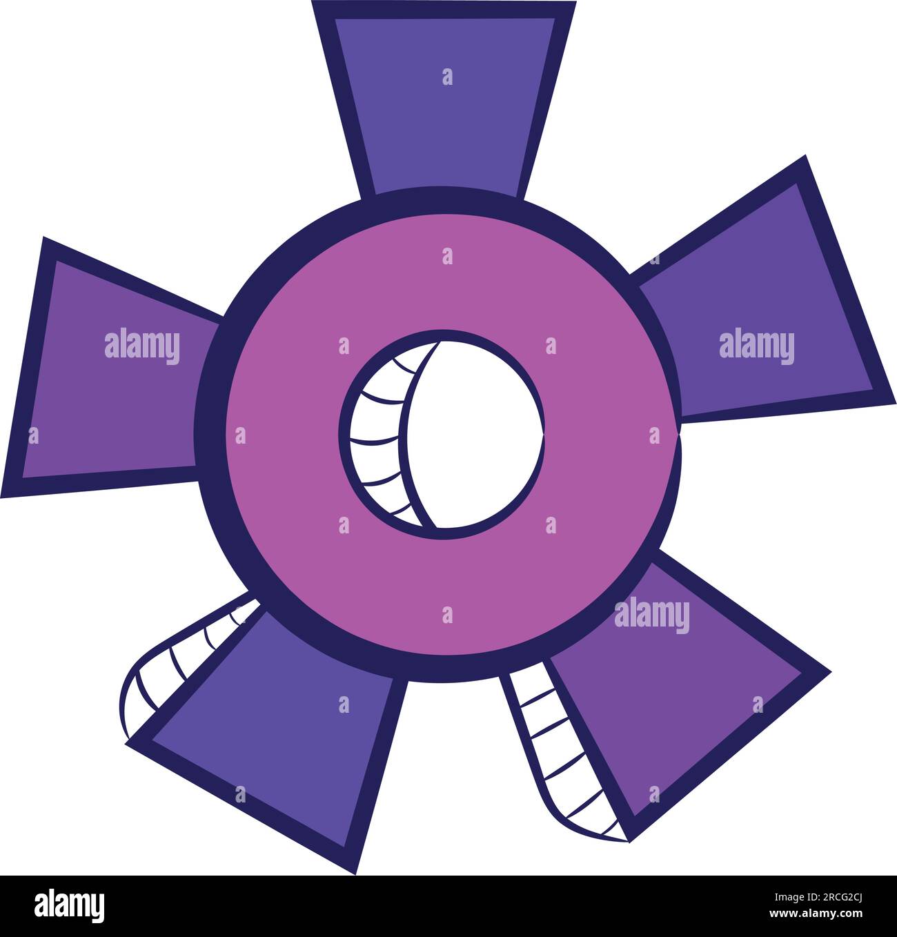 Isolated colored gear piece sketch icon Vector Stock Vector Image & Art ...